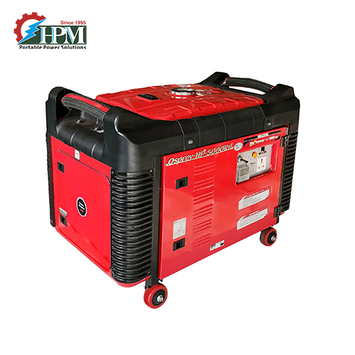 8 KVA Silent Petrol Inverter Generator Olympias HP-70is Remote Start ...